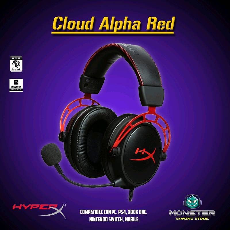 HyperX Cloud Alpha Red en Lima