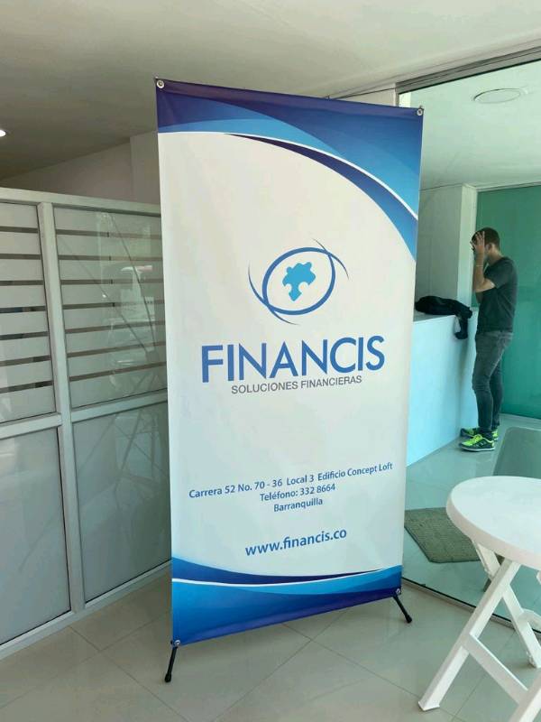 Pendón con araña en Bogota