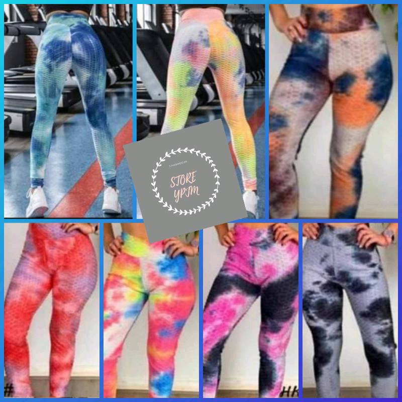 Calzas push up tie dye en Iquique