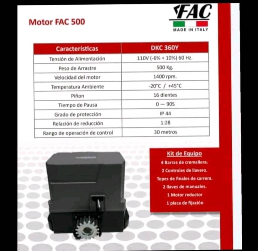 Motor Fac 500 en Ticuantepe