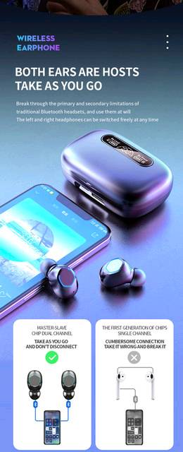 Auricular bluetooth tws M9 en Guayaquil