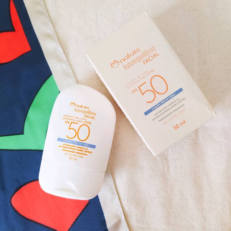 Protector solar facial FPS50 piel normal a seca