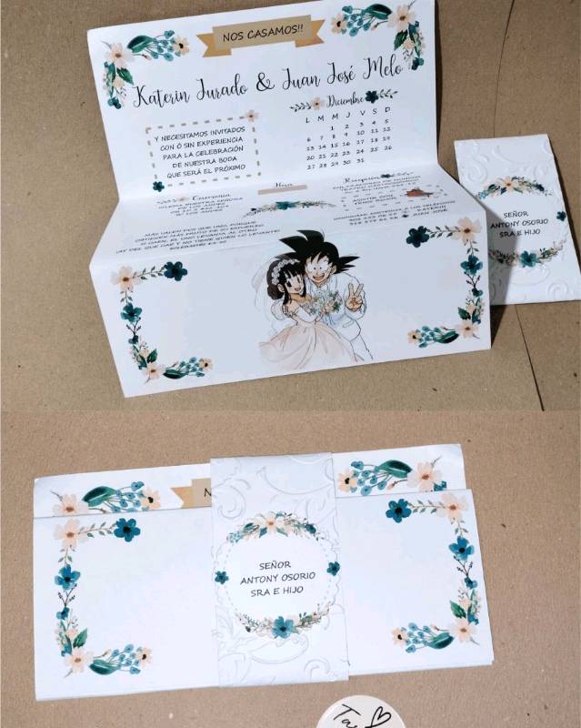 Invitación con tematica en Cali