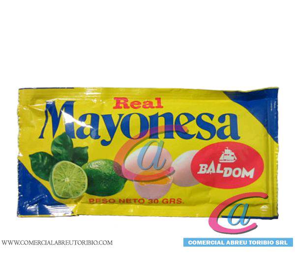 Caja mayonesa Baldom sobre