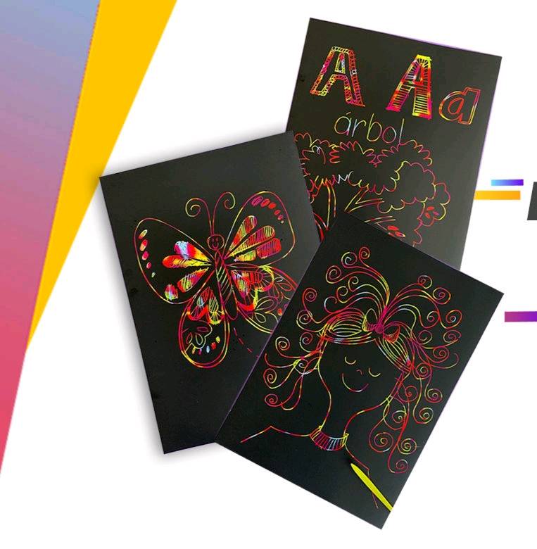 BLOCK DE CARTULINA RASPABLE MIS PASITOS en Guatemala City