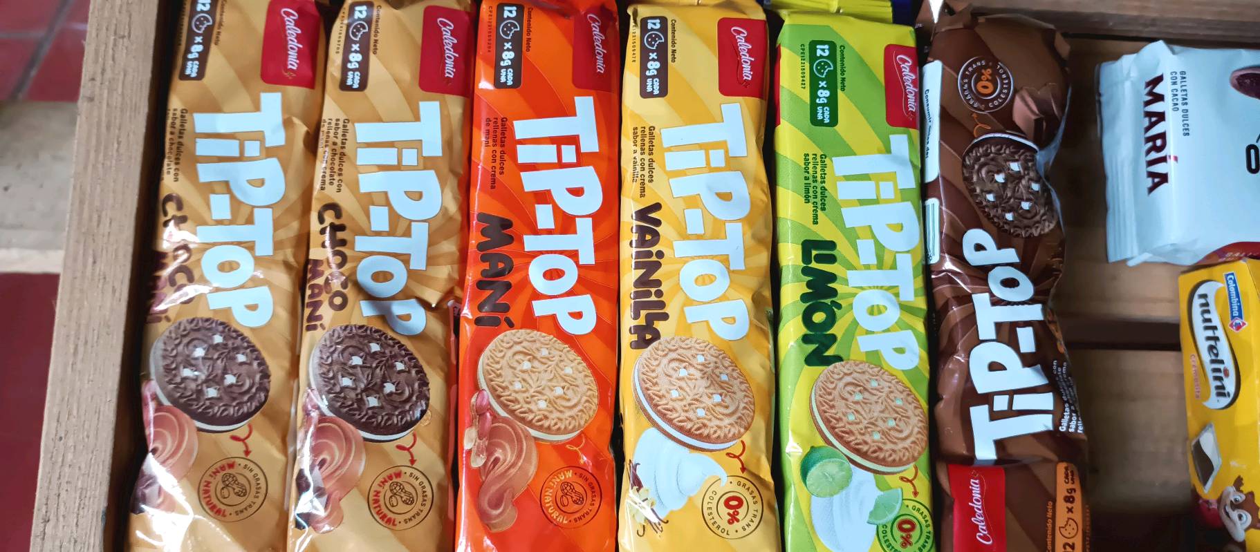 Galletas tip top en Caracas