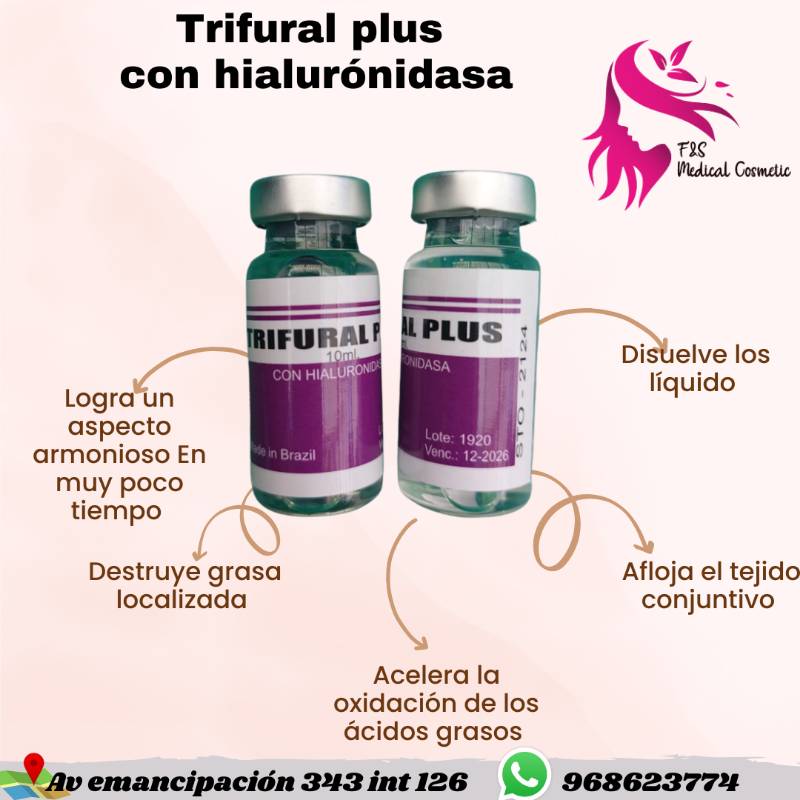 Trifural plus con hialurónidasa en Lima