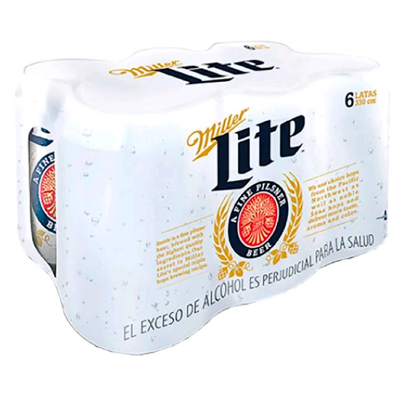 Cerveza Miller Lite lata en Tegucigalpa