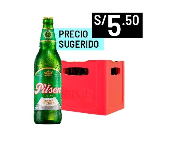 Pilsen Callao 630ml - Caja [12 Botellas] en San Ramón Chanchamayo