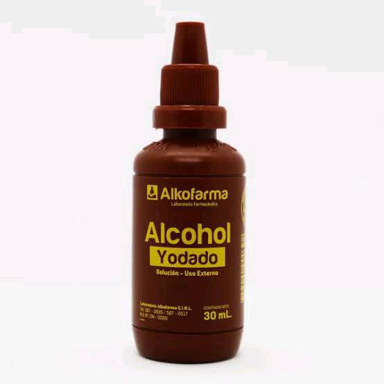 Alcohol yodado x 30ml en Huánuco