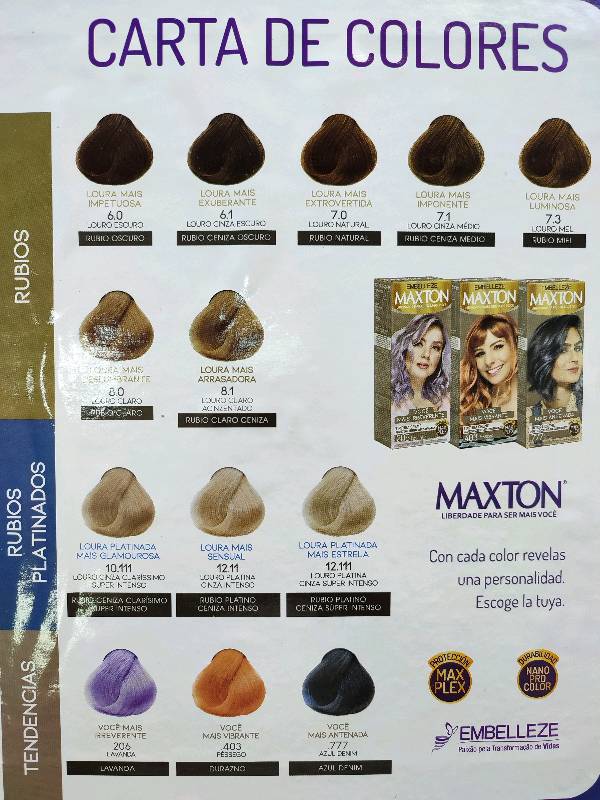 Tintes Maxton en Caracas