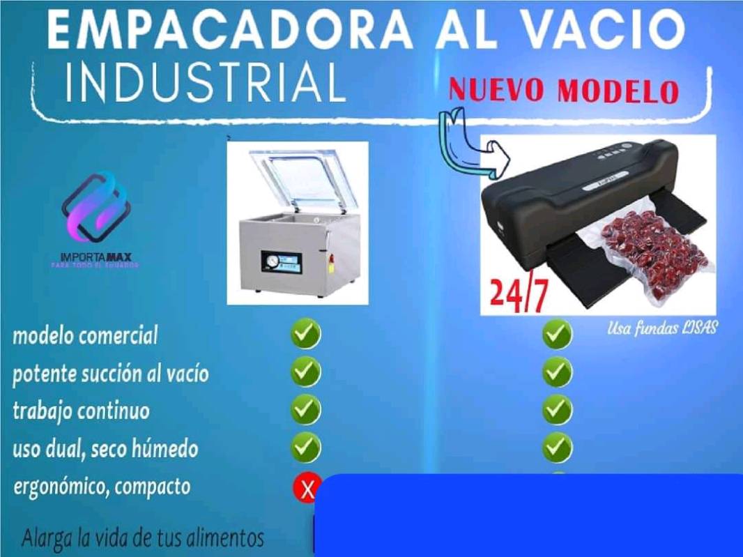 Empacadora al vacío en Guayaquil