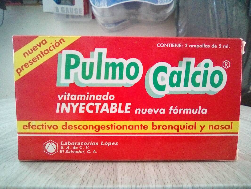 PulmoCalcio 3 ampolletas en Zumpango del Rio