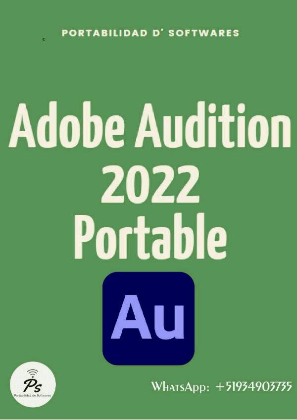 ADOBE AUDITION 2022 PORTABLE en Lima