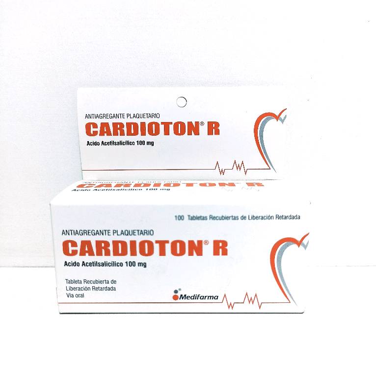 CARDIOTON R(ácido acetilsalicilico 100mg) en Lima
