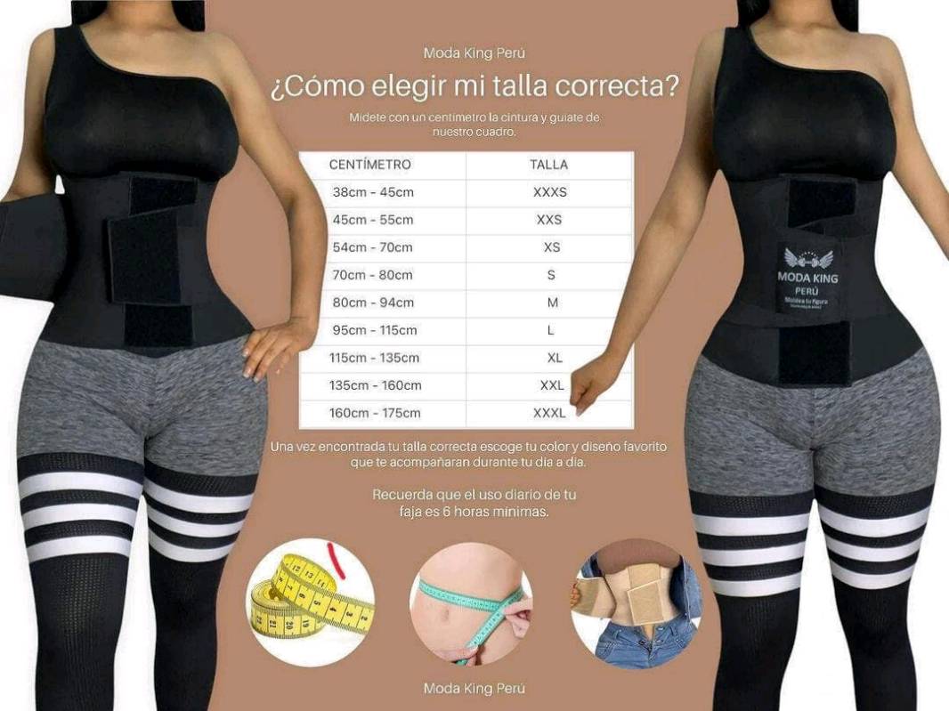 Faja moda king Perú silueta reloj de arena en Quito