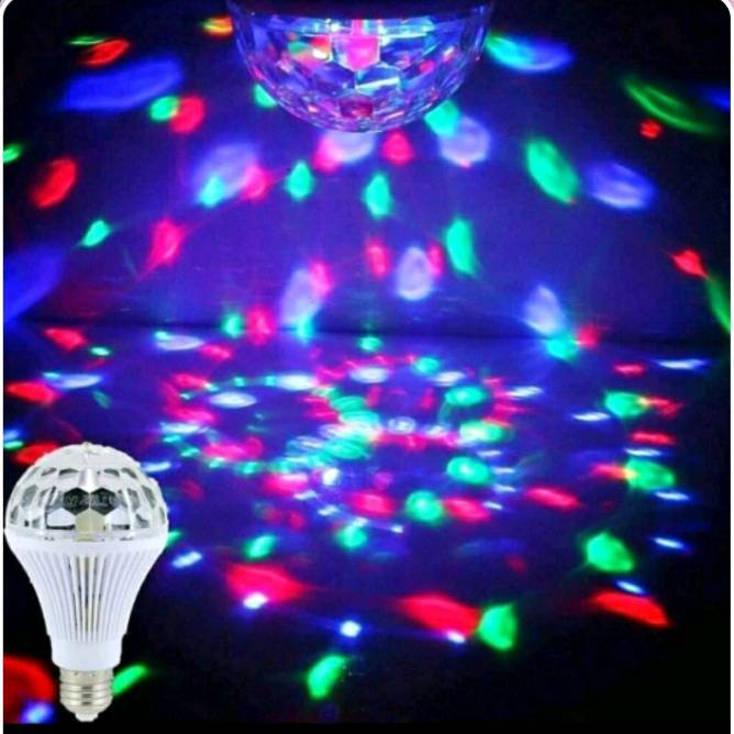 Foco led multicolor giratorio en Quito