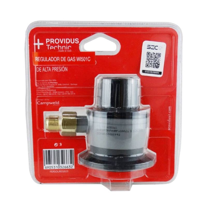 Válvula de Gas Alta Presión en Arica