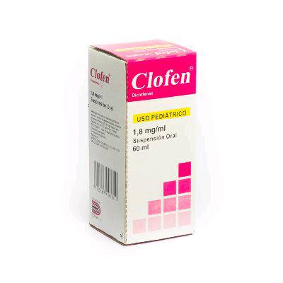 CLOFEN 1.8MG/ML 120ML JARABE PEDIATRICO en Maturín
