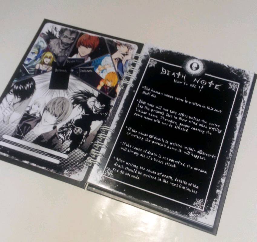 Cuaderno Death note 03 en Bogota