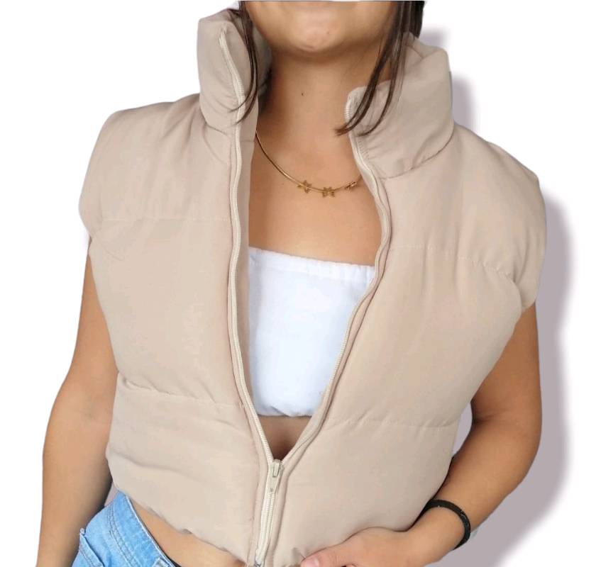 CHALECO CROP DAMA en Bogota