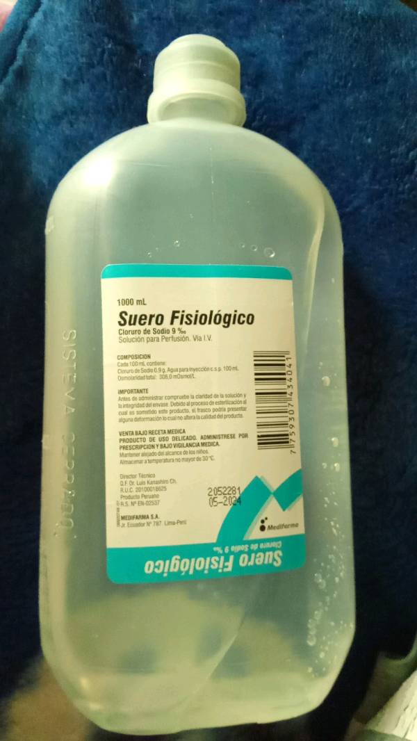 Suero fisiológico de litro en Lima