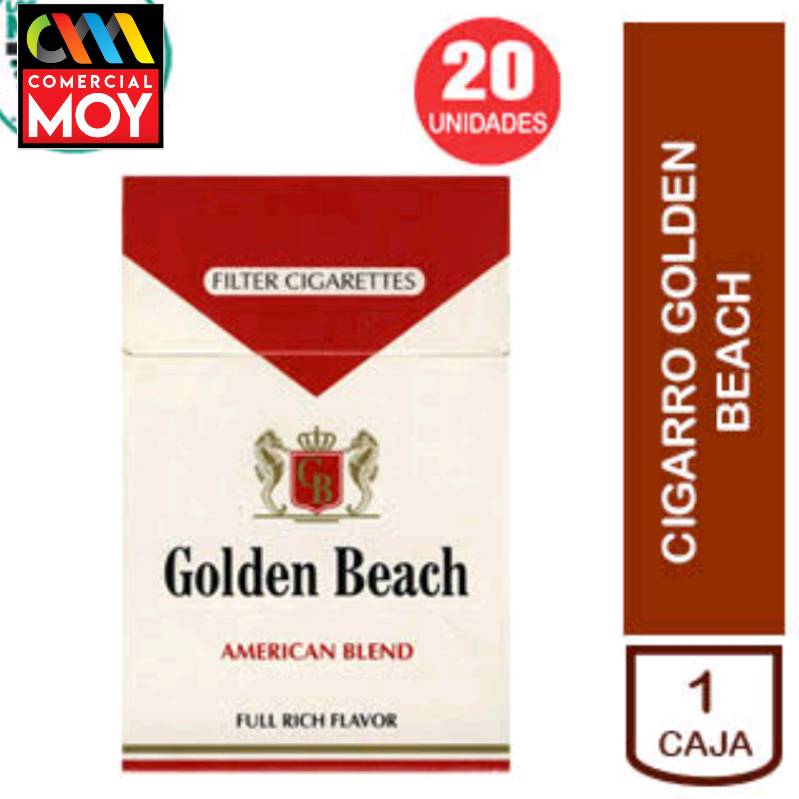 Cigarros Golden Beach Rojo X20U - [Cajetilla] en Chiclayo